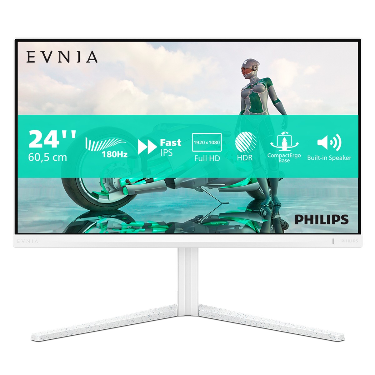 PHILIPS EVNIA 24" 180 Hz 1 MS IPS FHD FLAT WIDE MONITOR - GamerzoneSa